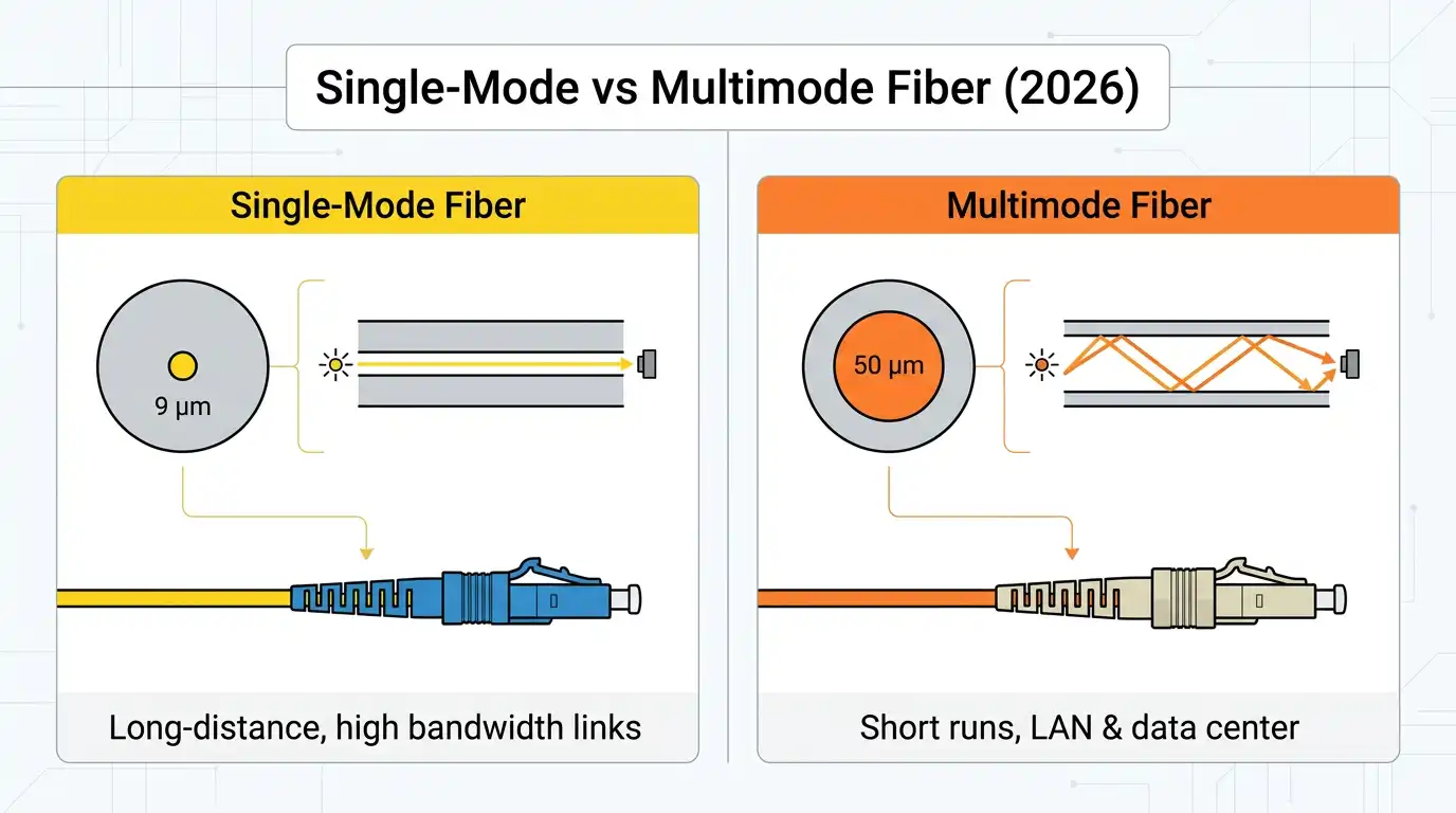 Single Mode vs Multimode Fiber: The Complete Guide to Choosing the ...