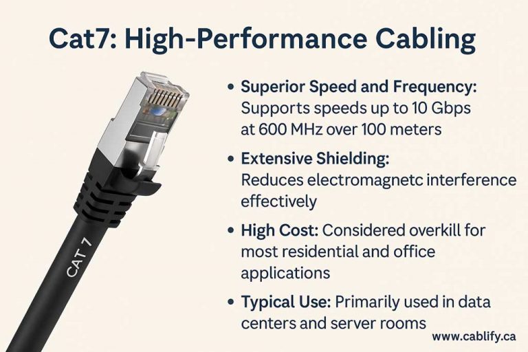 Speeds of Cat5e, Cat6, Cat6a, Cat7, and Cat8 Cables Compared - Cablify