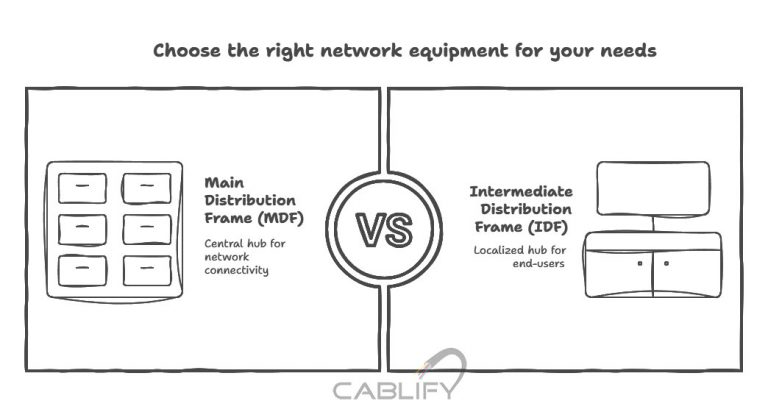 MDF vs IDF Rooms: Key Differences in Network Design - Cablify